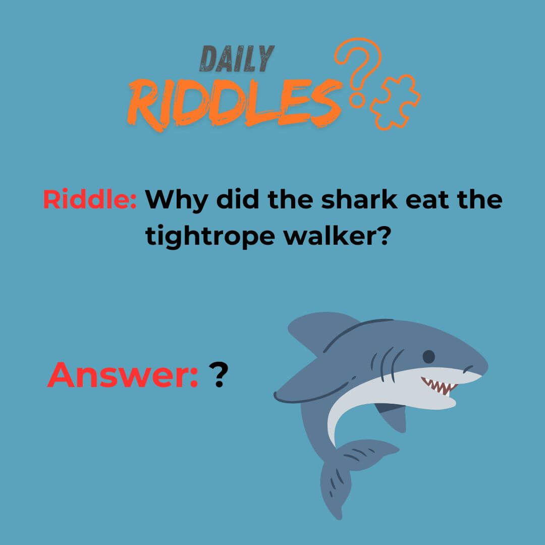 150 Shark Riddles – Fun Brain Teasers for Kids & Adults - Daily Riddles