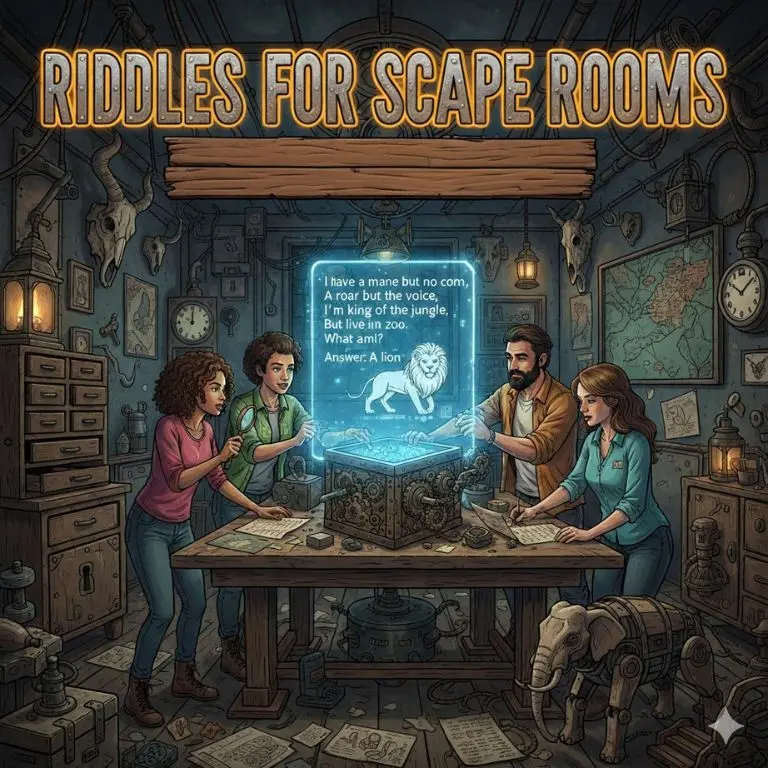 150 Riddles for Escape Rooms That Boost Problem Solving - Daily Riddles
