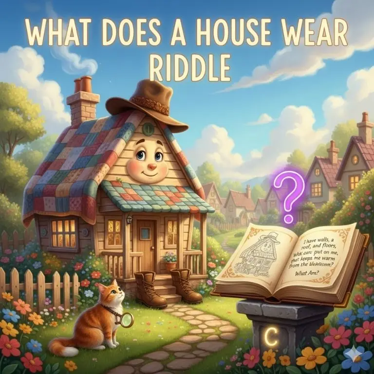150 “What Does a House Wear?” Riddles Full of Smart Fun - Daily Riddles